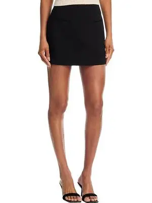 French Connection Azra Twill Mini Skirt - Black