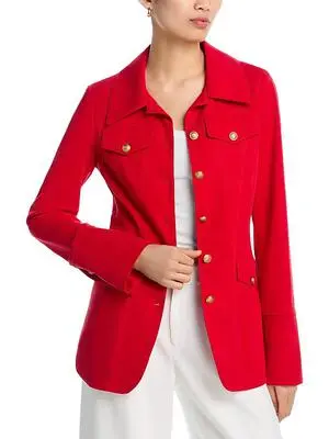Alice + Olivia Dorothie Jacket - Bright Ruby