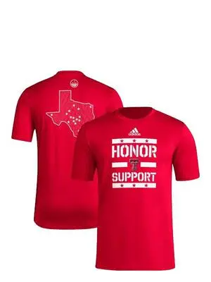 Adidas Texas Tech Raiders Honor & Support T-shirt - Red