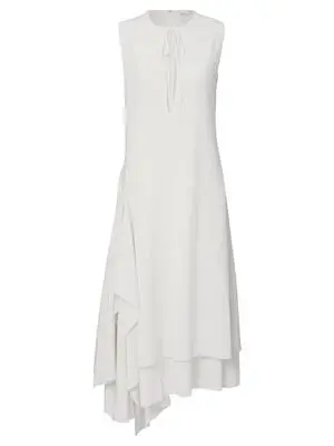 JW Anderson Double-layered Maxi Dress - White