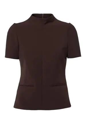 COURREGES Courrèges Twill Top - Brown