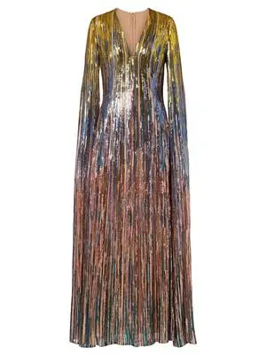 Elie Saab Sequined Gown - Multicoloured