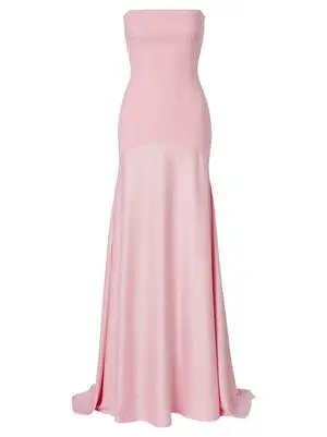 Solace London Alessandra Satin Gown - Pink