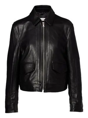NOUR HAMMOUR Layne Leather Jacket