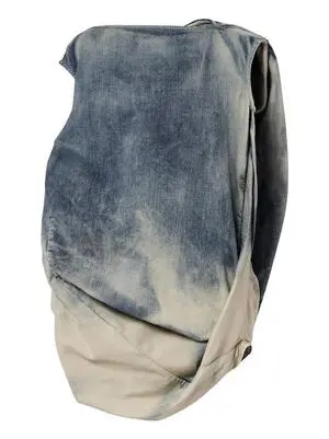 Rick Owens Draped Denim Top - Blue