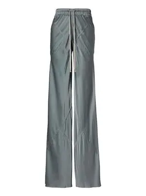 Rick Owens Oversized Charmeuse Wide-leg Pants - Grey