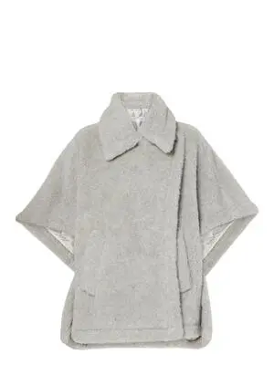 Max Mara Tebe Teddy Cape - Grey