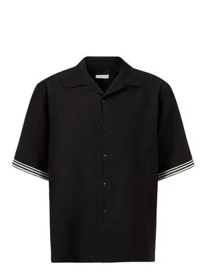 Commas Embroidered Shirt - Black
