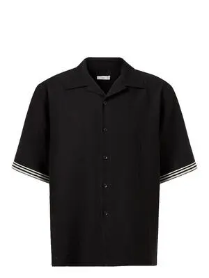 Commas Embroidered Shirt - Black