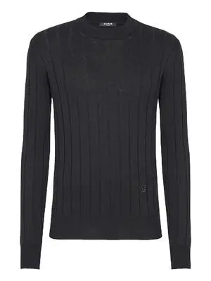 Balmain Classic Crew Neck Sweatshirt - Black