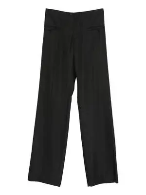 Loulou De Saison Straight Leg Pants Black