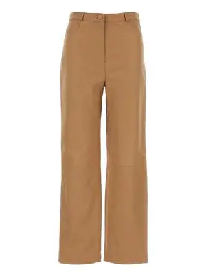 Loulou De Saison Straight Leg Pants Brown