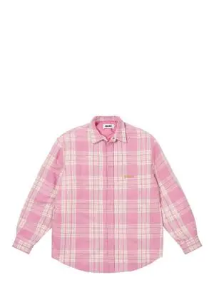 PALACE Check Insulated Shirt - Pink