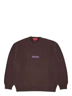 Supreme Old English Sweater - Brown