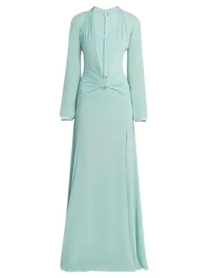 Versace Silk Georgette Gown - Sea Green