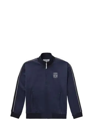Loewe Logo-embroidered Track Jacket - Blue