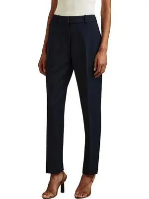 REISS Slim Fit Tapered Pants - Navy