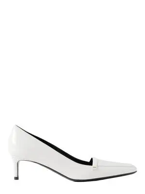 Khaite Celia Leather Pumps - White