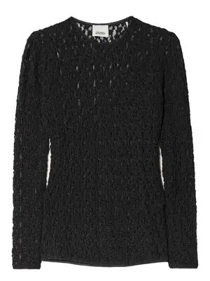 Isabel Marant Gaelle Popcorn Lace Top - Ecru