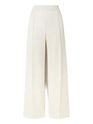JIL SANDER Satin Wide-leg Trousers - Cream