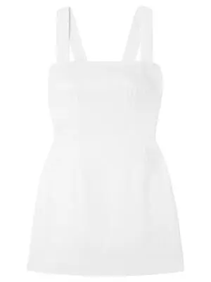 Dolce & Gabbana Woven Mini Dress - White