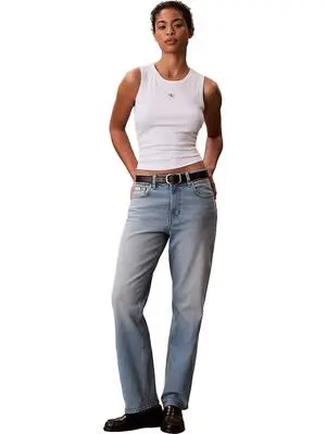 Calvin Klein High Rise Straight Jeans - Melrose