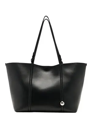 Jacquemus Marina Leather Tote - Black