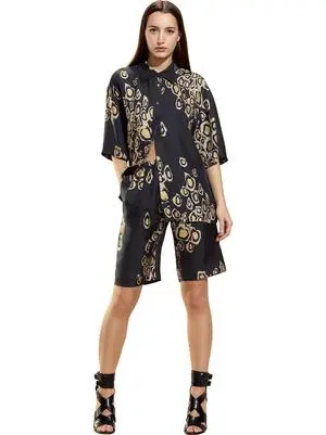 Cynthia Rowley Printed Shorts - Black