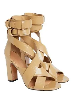 Cynthia Rowley Cece Wrap Heel - Camel