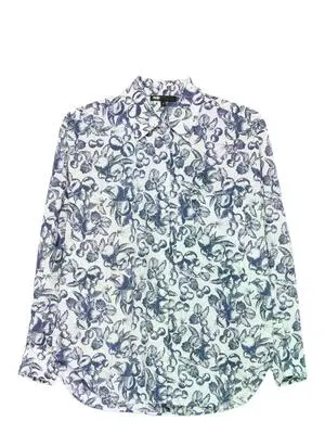 MAJE Fruit-Print Button Shirt