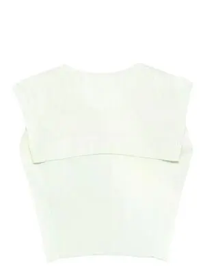 Issey Miyake Pleated Panelled Blouse - Green