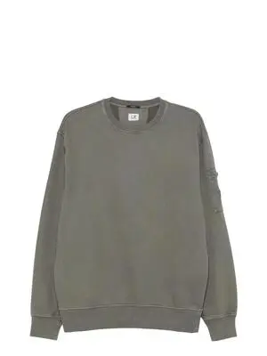 C.P. COMPANY Pocket-detail Crewneck Sweatshirt - Green
