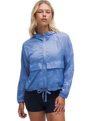 Lululemon Hood-lite Relaxed-fit Jacket - Prep Blue