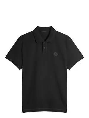 Moncler Short Sleeve Polo - Black