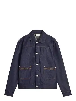 Drole De Monsieur Raw Denim Chore Jacket Brut
