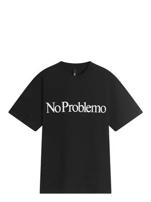 NO PROBLEMO Logo T-shirt - Black