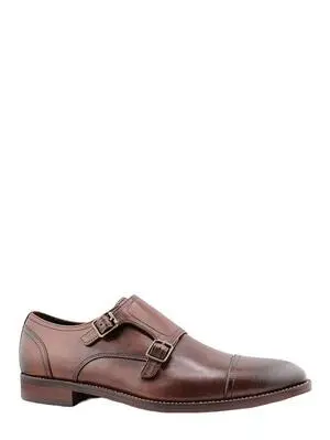 BLAKE MCKAY Max Double Monk Strap Shoe - Brown