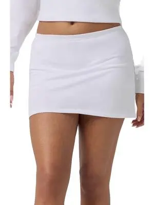 FLORENCE BY MILLS Knit Miniskirt Bright White