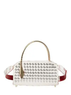 CHRISTIAN LOUBOUTIN Eloise Gaagal Grommets Baguette Bag - Multi Leche