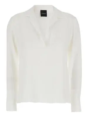 PLAIN Cotton Polo Blouse