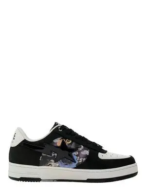 A BATHING APE Floral-Star Sneakers