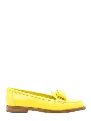 FERRAGAMO Viva Bow Loafers - Yellow