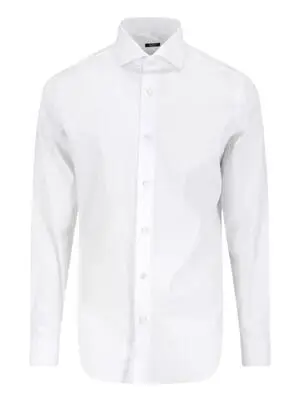 BARBA NAPOLI Long-sleeve Button-down Shirt