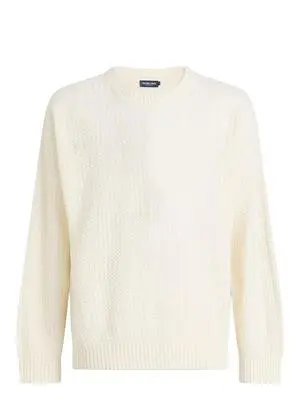 Frescobol Carioca Jardim Linen Sweater - Off-white