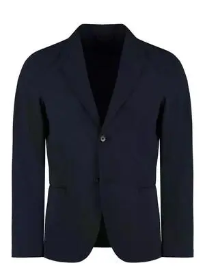 THE (ALPHABET) Lapel Welt-pocket Jacket - Black