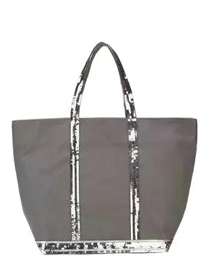 Vanessa Bruno Sequin Trim Shopping Tote - Grey
