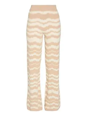 Missoni Crochet-knit Flared Pants - Neutral