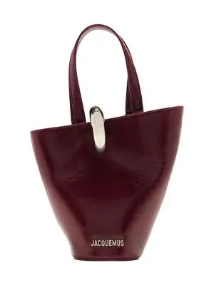 JACQUEMUS Small Bambola Leather Tote
