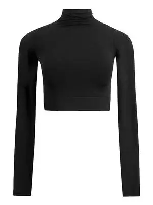 BALENCIAGA Cropped Turtleneck Top