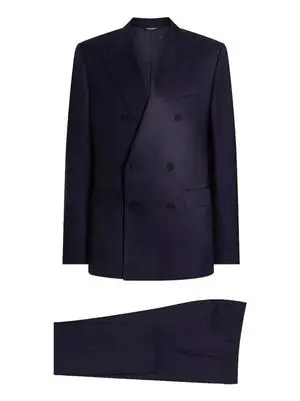 Dolce & Gabbana Double-breasted Suit - Blue